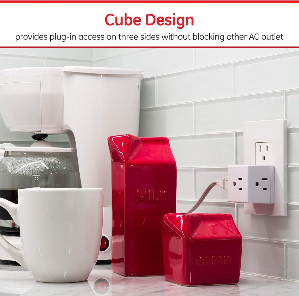 GE Jasco 3-Outlet Extender Wall Tap Cube Review - Cruise Ship Central